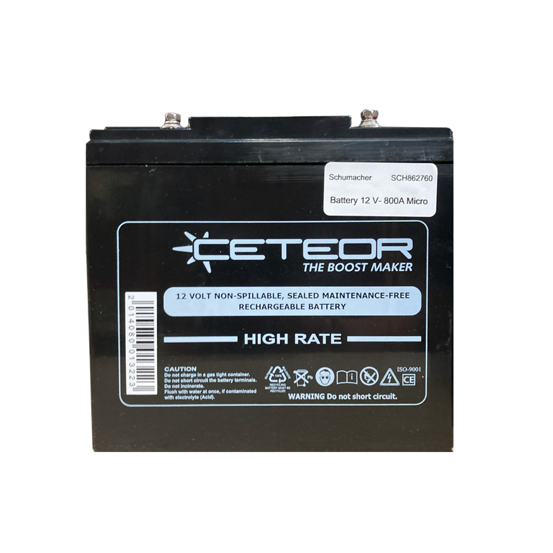 Schumacher BATTERY 12V - 800A - for Micro SOS & PPS 12V/800 & SOS 12/2 ...